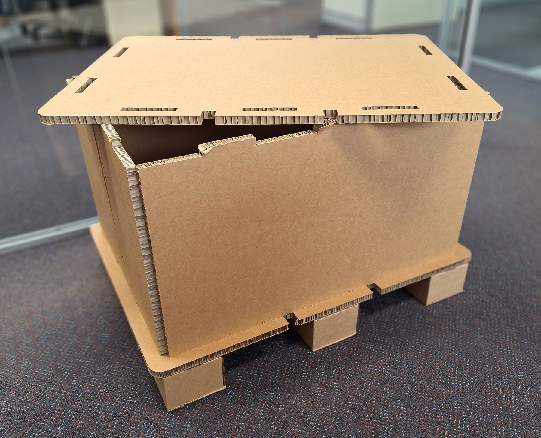 Honeycomb Cardboard Packaging UBEECO Packaging Solutions | Bearers, Gluts, Inserts, Pads Pallets